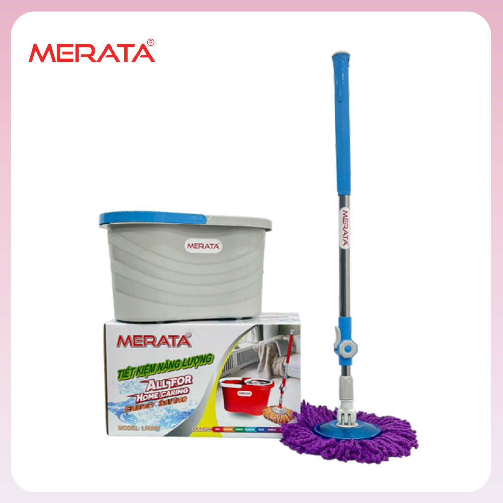 Bộ Lau Nhà 360 Siêu Năng Lượng MERATA LNM02